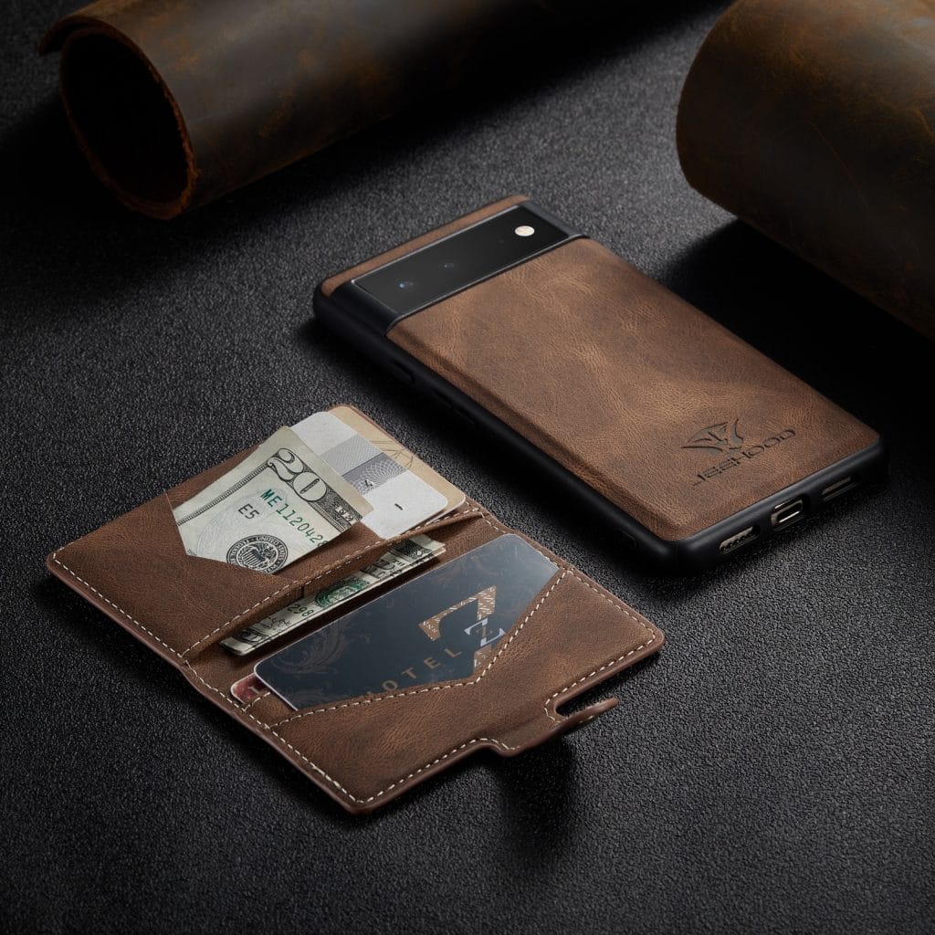 Leather Wallet Case For Google Pixel 7 Series - The Armour Case