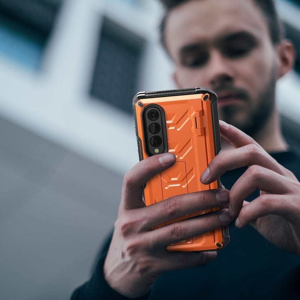 Armour Samsung Galaxy Z Fold 4 Shockproof Case With Hinge Protection S ...