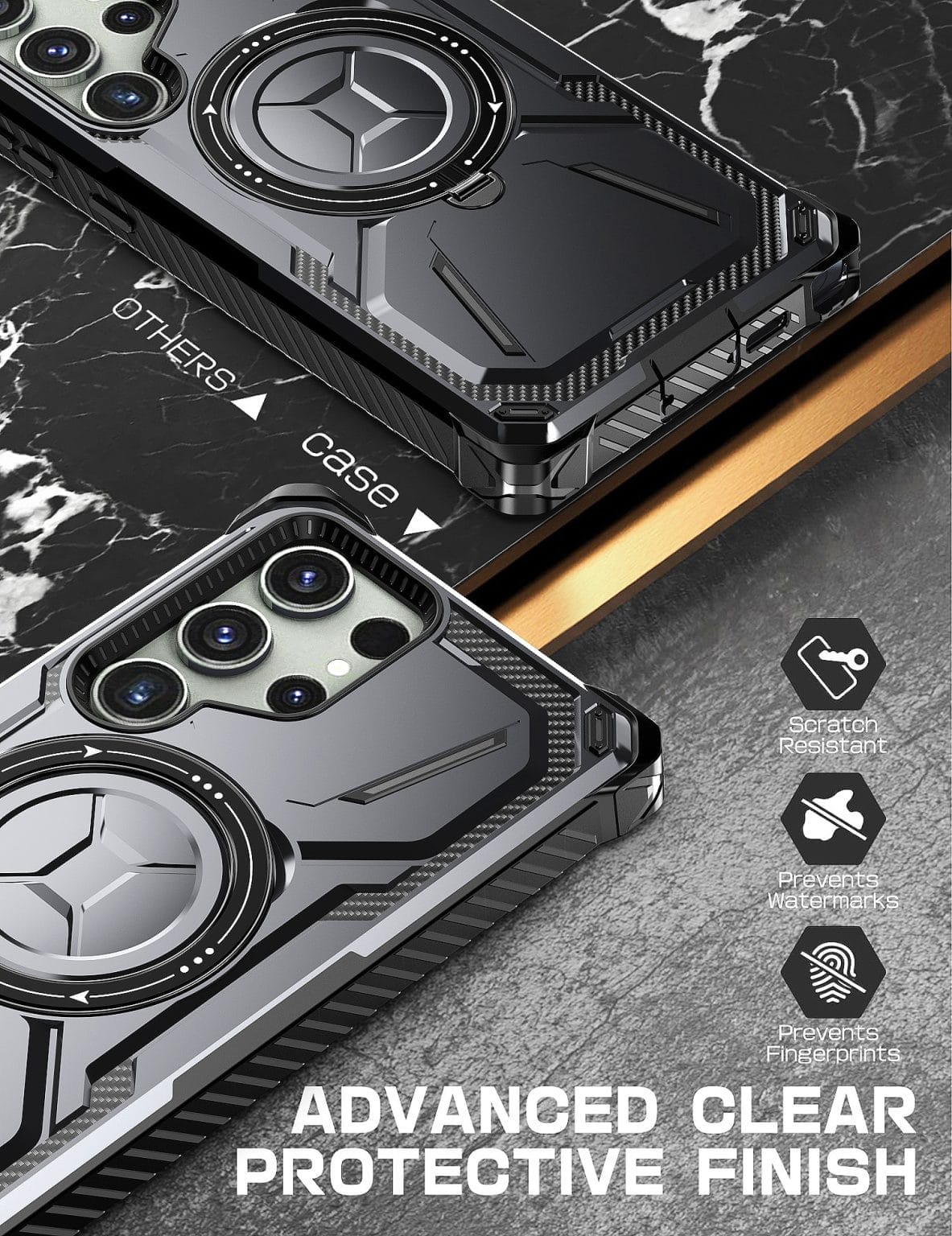 Heavy Duty Shockproof Case For Samsung Phone With MagSafe Metal ...