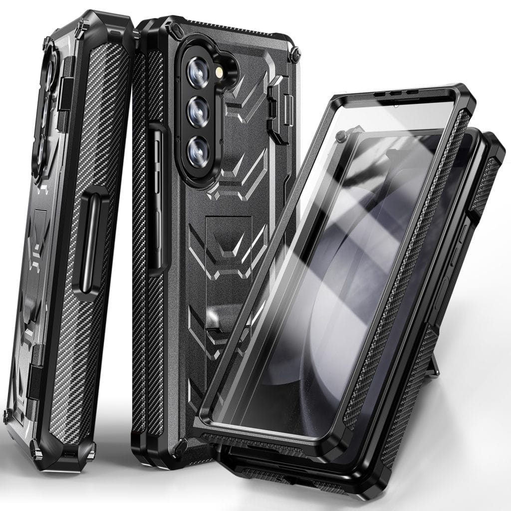 Armour Samsung Galaxy Z Fold 5 Shockproof Case With Hinge Protection S ...